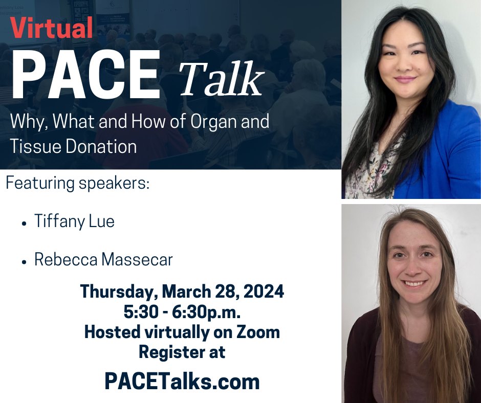 PACE Talk: Why, What and How of Organ and Tissue Donation ...